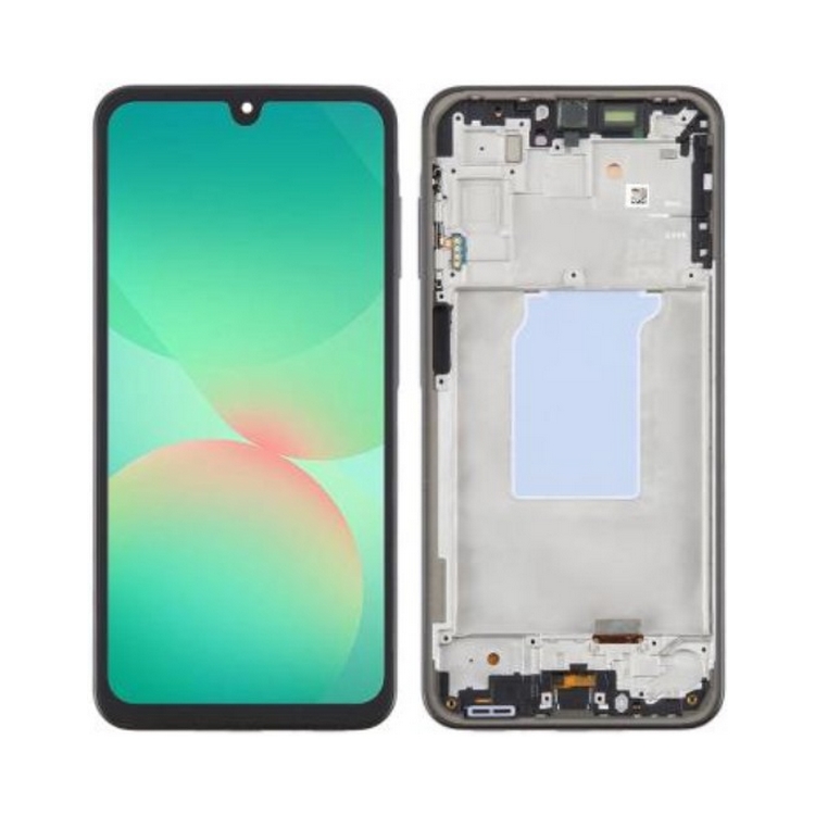 LCD displej Samsung Galaxy A26 5G A266b - Dotykové sklo - rám - čierne ...